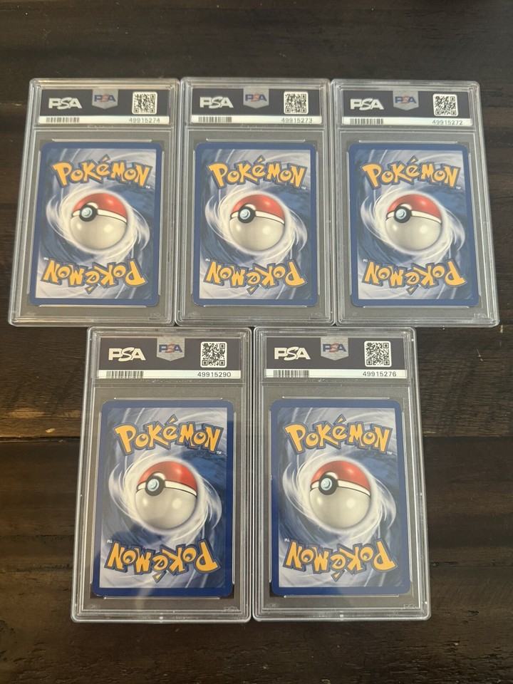 2004 Pokemon KIDS WB! Poke Card Creator Contest COMPLETE SET PSA GRADED ...