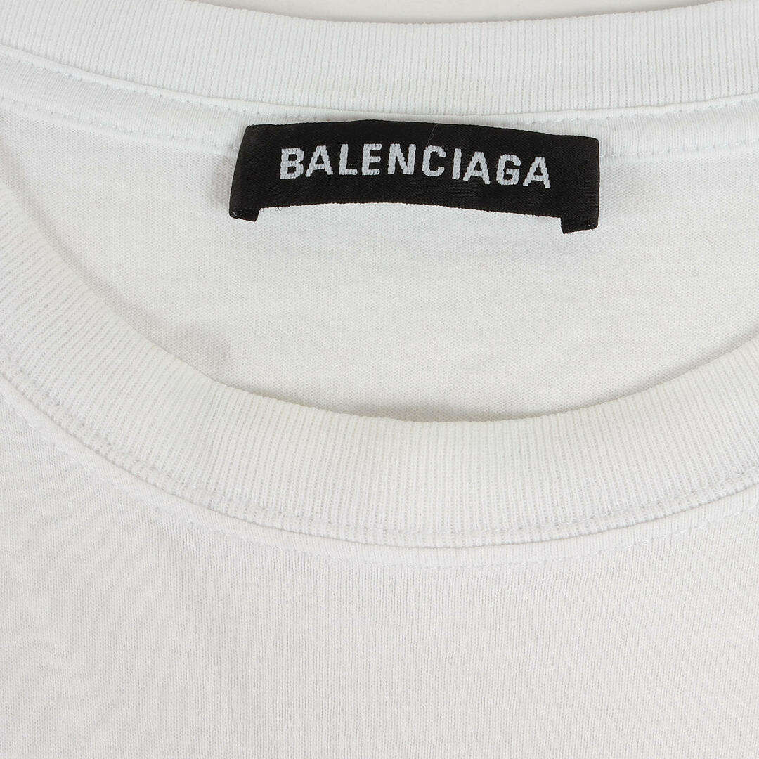 BALENCIAGA T SHIRT SIZE: S LOGO EMBROIDERY SHOULDER TAG CREW BALENCIAGA T SHIRT SIZE: S LOGO EMBROIDERY SHOULDER TAG CREW