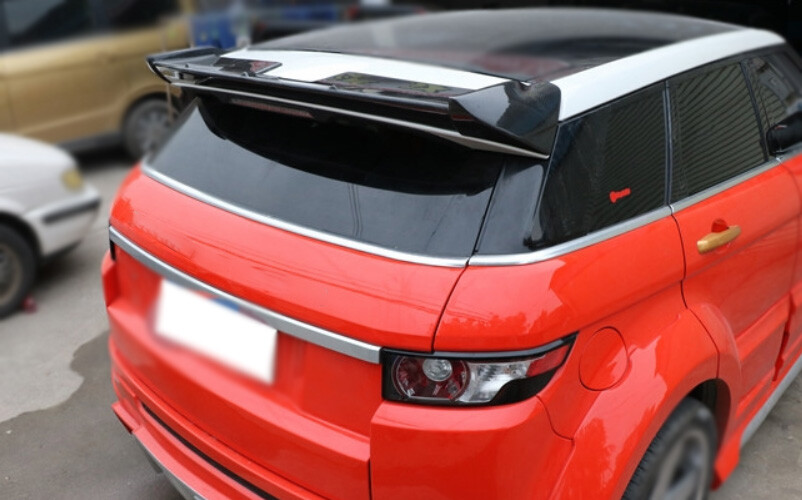 For Range Rover Evoque 12-19 Real Carbon Fiber Rear Spoiler Tail Trunk ...