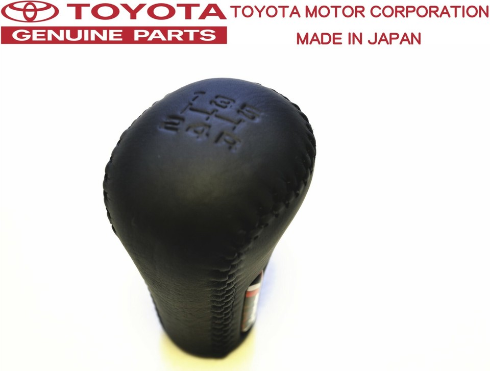 Toyota TRD Genuine OEM JZA70 Supra MK3 5 Speed Leather Shift Knob M12√ó1.25