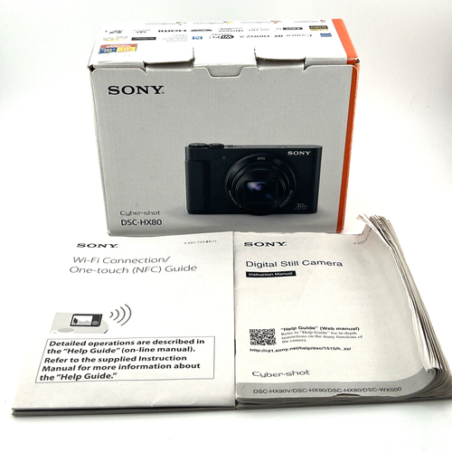Sony Cyber-shot DSC-HX80 18.2 MP Digital Camera - Black for sale online ...