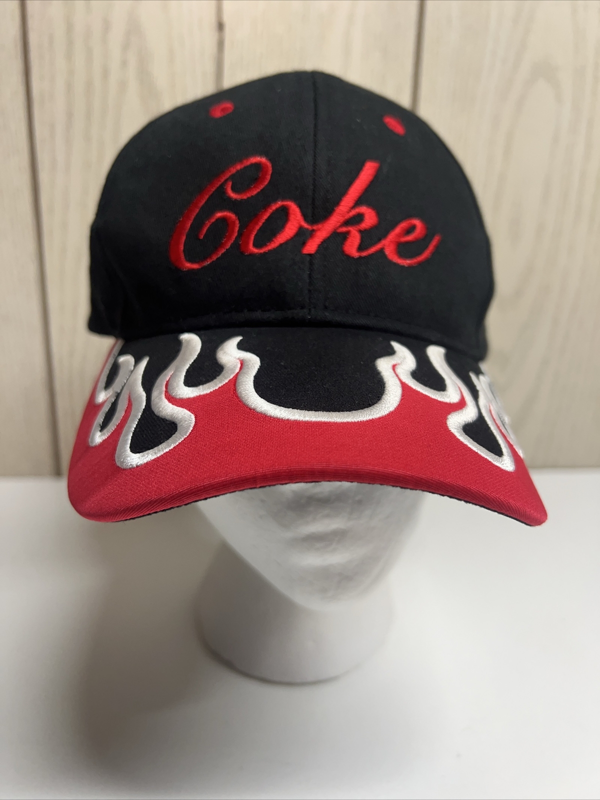 Rare OTTO COKE Flame Pattern Low Profile Style Baseba… - Gem