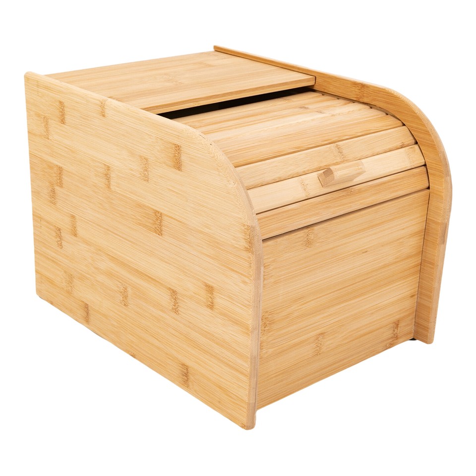 Bamboo Rice Storage Container Wood Color Rice Storage Container with ...