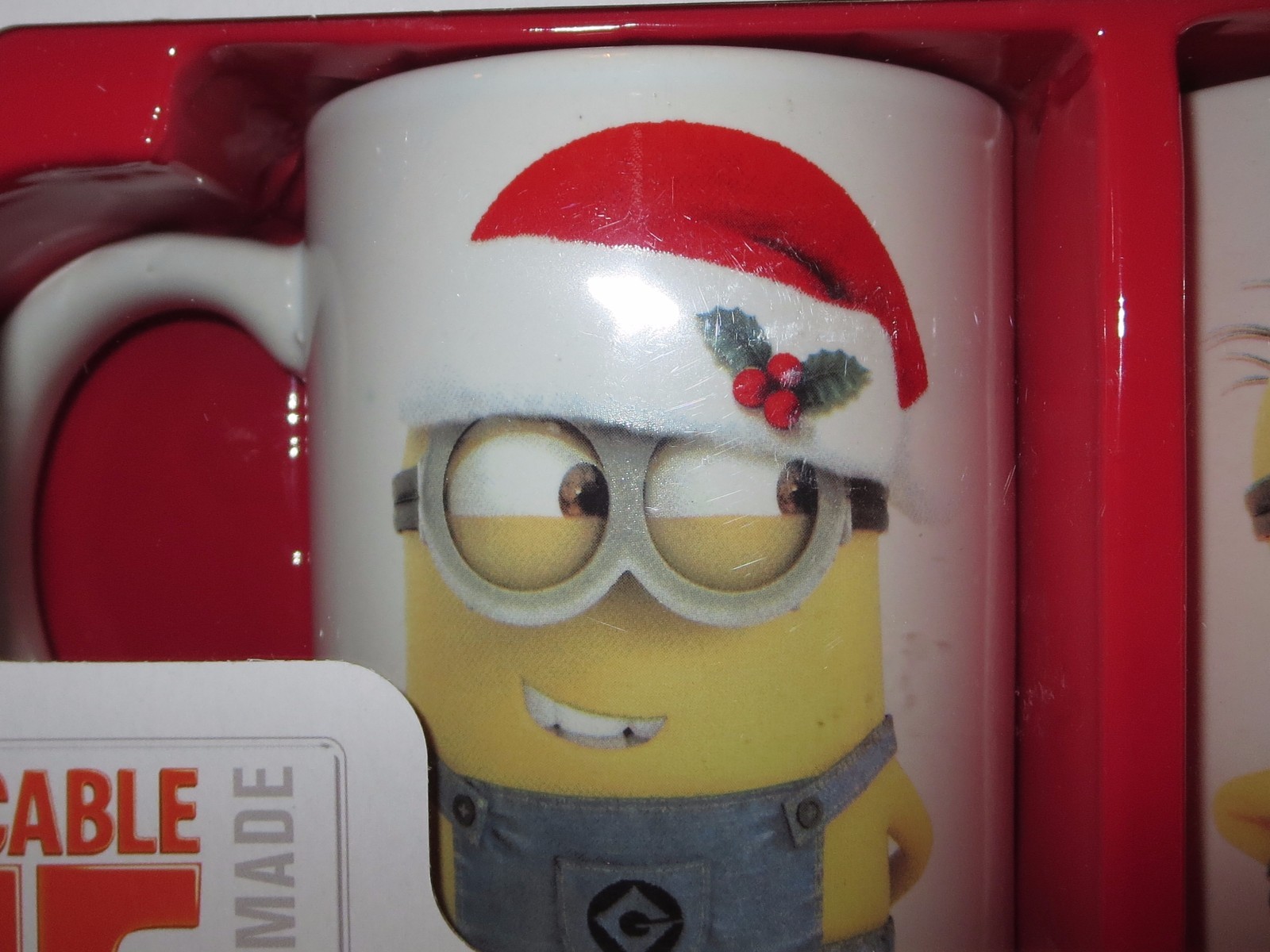 DESPICABLE ME MINION MUG Boxed GIFT Santa SET Minions Mugs Coasters NEW ...