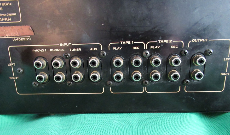 HITACHI HCA-7500 STEREO CONTROL AMPLIFIER / PREAMP | eBay