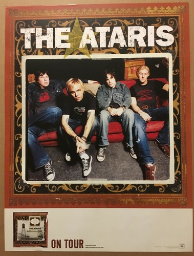 THE ATARIS Rare 2003 PROMO TOUR POSTER for So Long CD 18x24 NEVER ...