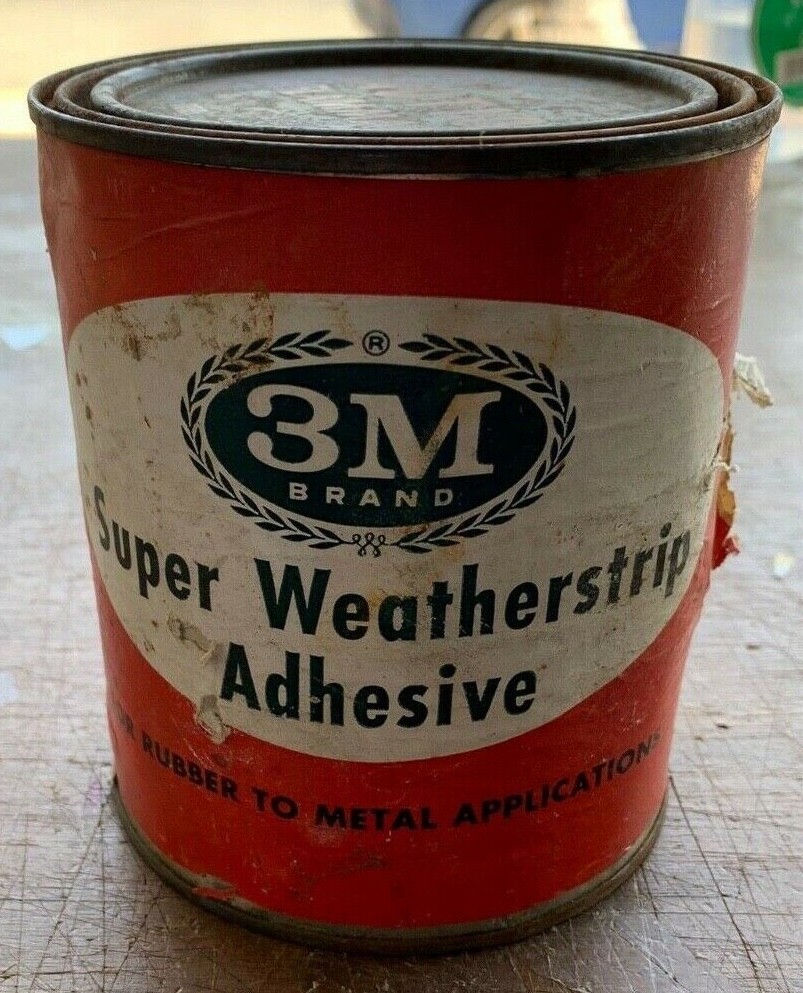 Vintage 3M Super Weatherstrip Adhesive 32fl. oz / 1 Quart (Decoration ...