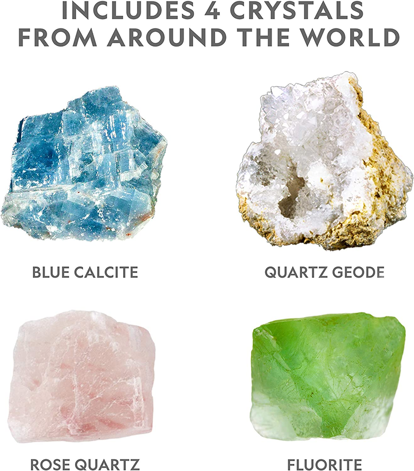 Mega Crystal Growing Kit - Grow 6 Crystals, Science Experiment for Kids ...