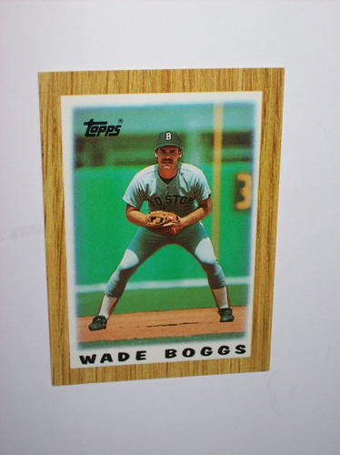 1987 Topps League Leaders Minis baseball Wade Boggs card #41 NM-MT | eBay