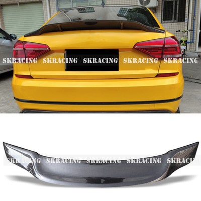Fit For Volkswagen VW Passat 2012-2018 Carbon Fiber Rear Trunk Spoiler ...