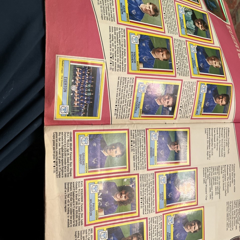 100% Complete panini football 87 sticker album | eBay UK