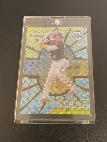 2021 Panini Mosaic Ha-Seong Kim Center Stage Prizm SSP Case Hit | eBay