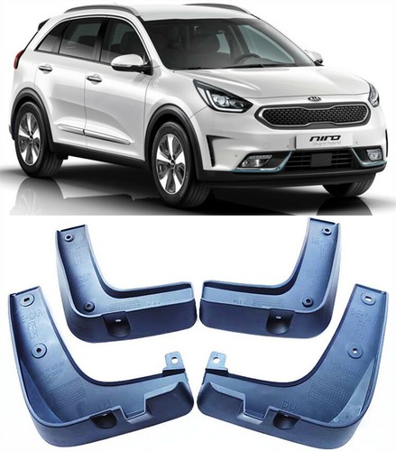 Genuine Front & Rear Splash Guards Mud Flaps For 2016-2020 Kia Niro ...