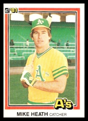 1981 Donruss #120 Mike Heath Oakland Athletics Baseball card | eBay