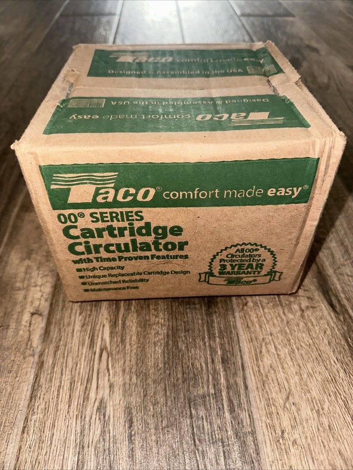 NEW Taco 007-F5-7IFC Cast Iron Circulator with Integral Flow Check, 1/ ...