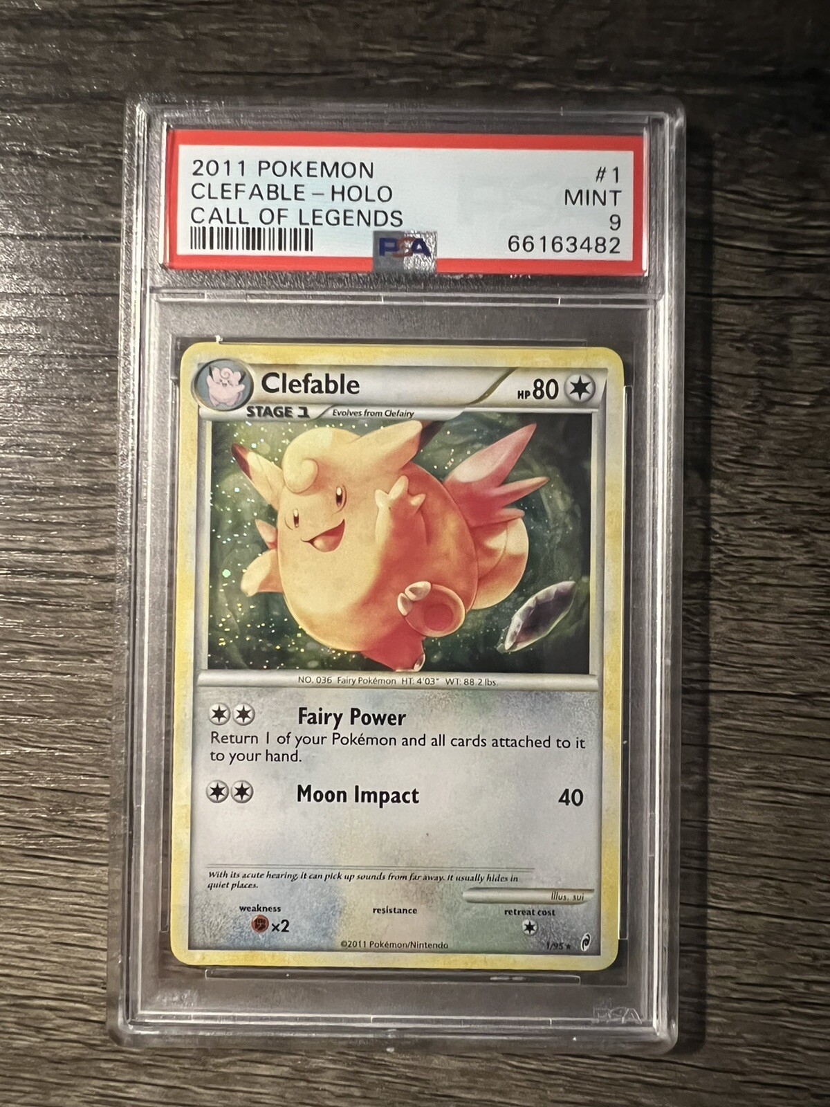 2011 Pokémon Call Of Legends #1 Clefable - Holo PSA 9 | eBay