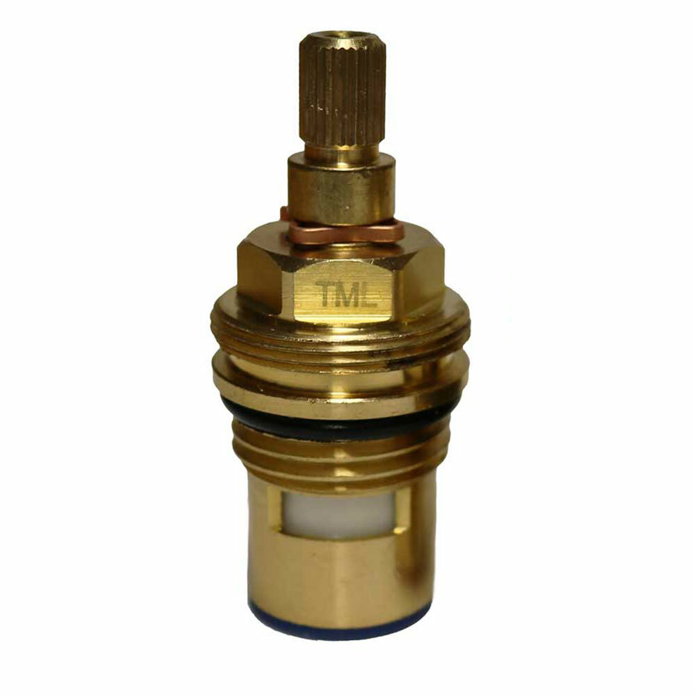 1/4 Turn Kitchen Sink Ceramic Tap Valve Mixer Tap Cartridge 28 Spline ...