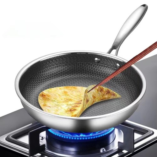 Non-coated Honeycomb Pot Steak Cooking Pot Gas Induction Cooker | eBay ...