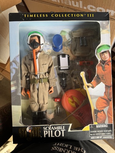 GI Joe Scramble Pilot Timeless Collection III Vintage 2000 12" Action ...