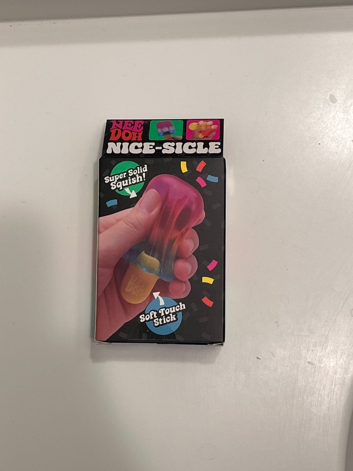 Nee Doh Nice-Slice Popsicle Purple Stress Reliever Squishy Fidget Toy 1 ...