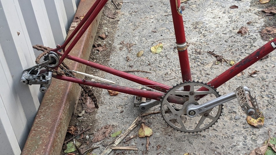 Vintage Lambert Viscount Aerospace Road Bike Frame 23.5" w/handlebars ...