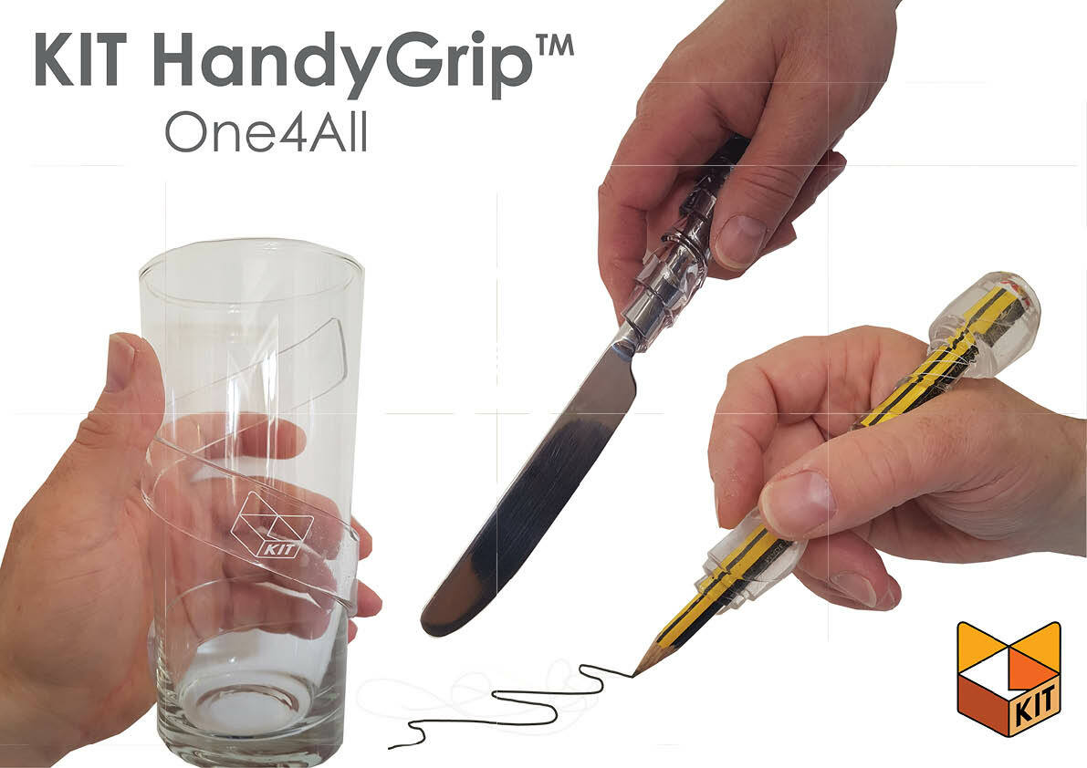 KIT HandyGrip™2 Smooth super hold Hand Grip Disability Aid Arthritis ...