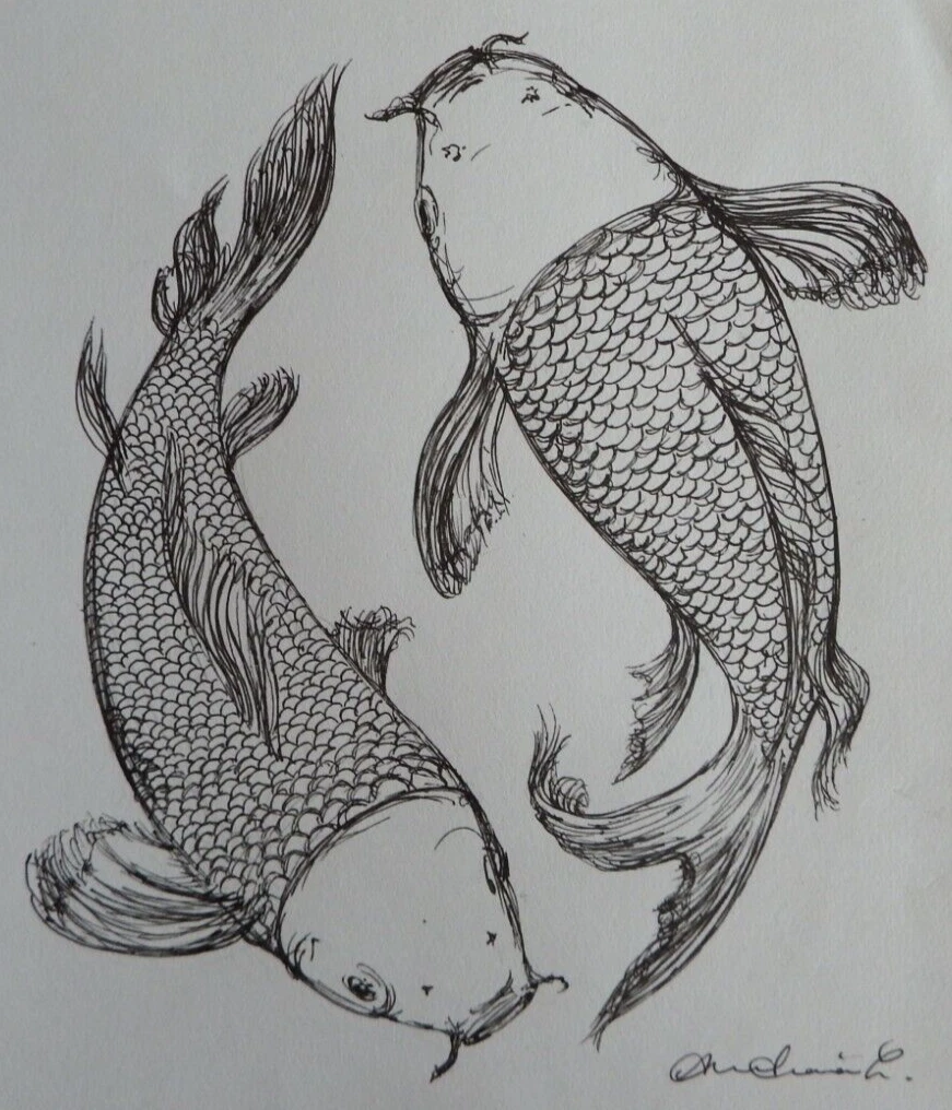 Koi Drawings