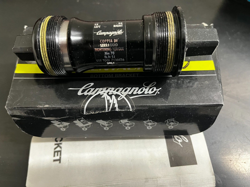 NEW Campagnolo CENTAUR ISO Square Taper Bottom Bracket 115.5 mm ENGLISH ...