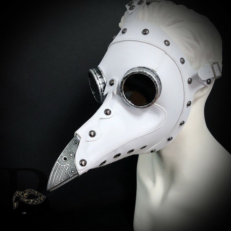 Plague Doctor Mask Long Nose Raven Bird Mask for Halloween Cosplay ...