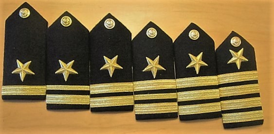 AUTHENTIC US NAVY LINE OFFICERS HARD SHOULDER BOARDS RANKS Hi QUALITY ...