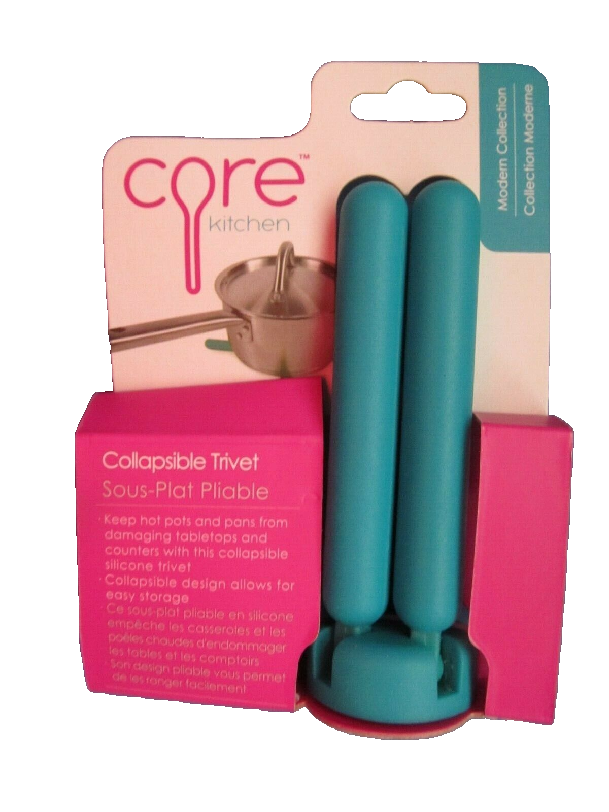 Core Kitchen Essential Silicone Collapsible Trivet # AC18147 NEW | eBay