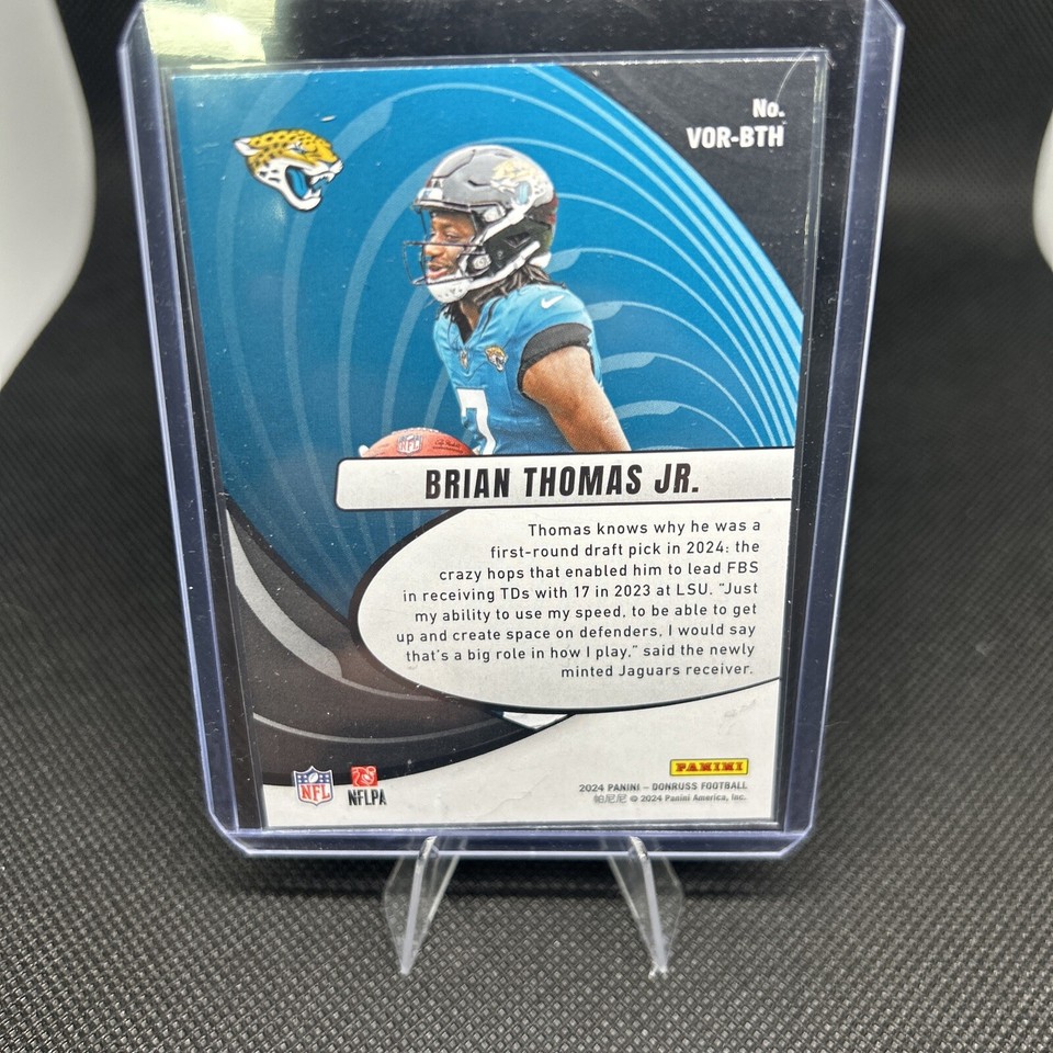 2024 Donruss Brian Thomas Jr. Vortex # Vor-bth Jaguars Rookie | eBay