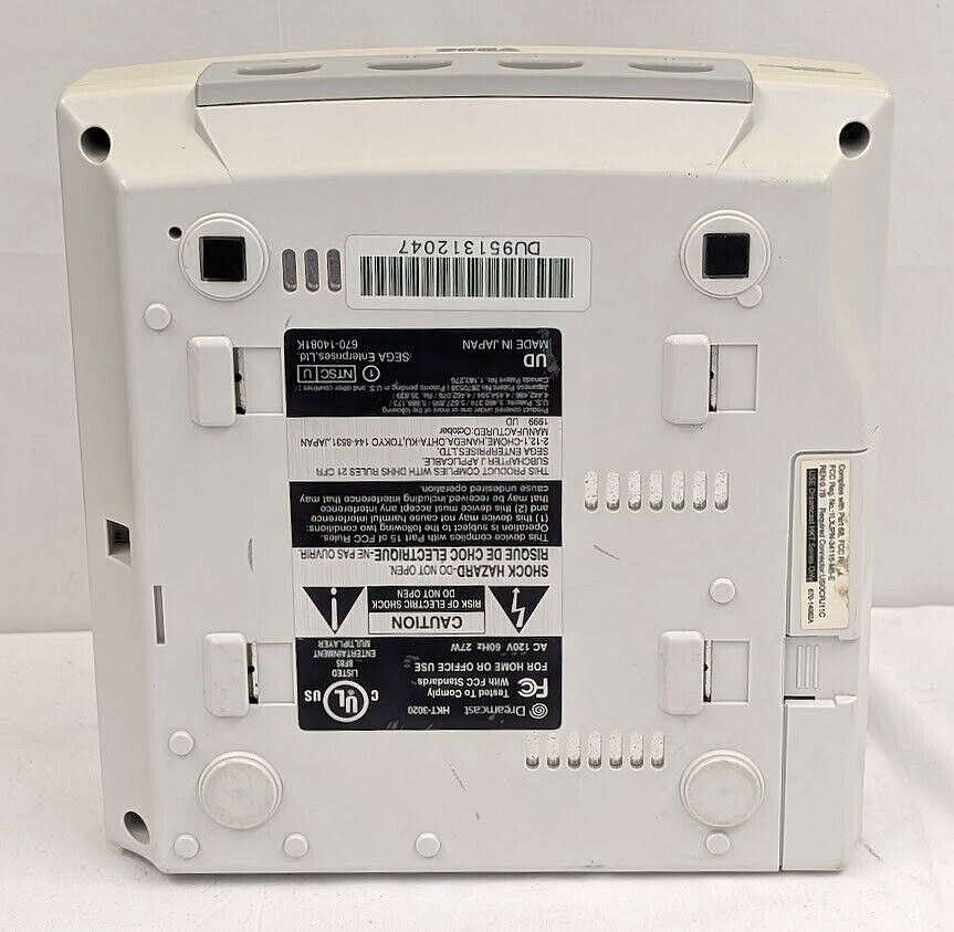 Sega Dreamcast Console w/2 Cont, 2 Mem Cards, 7 Games + HDMI Converter ...