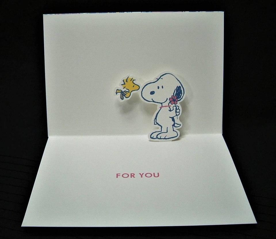 [Prompt Decision] Not for sale! Snoopy 1 Snoopy Pop-Up Card+2 Mini ...