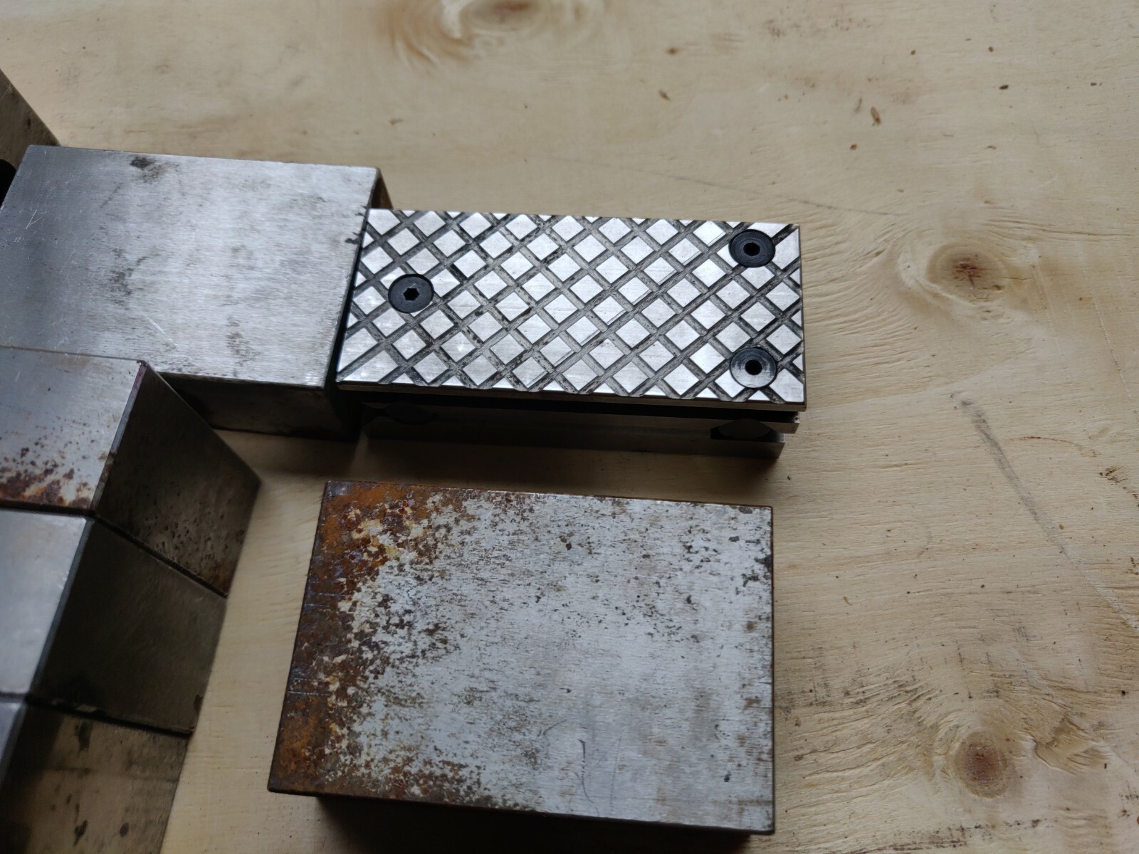 Lot Of A. Conner Machining Tools, Brass Handle Vise, 1-2-3 Blocks, Etc ...