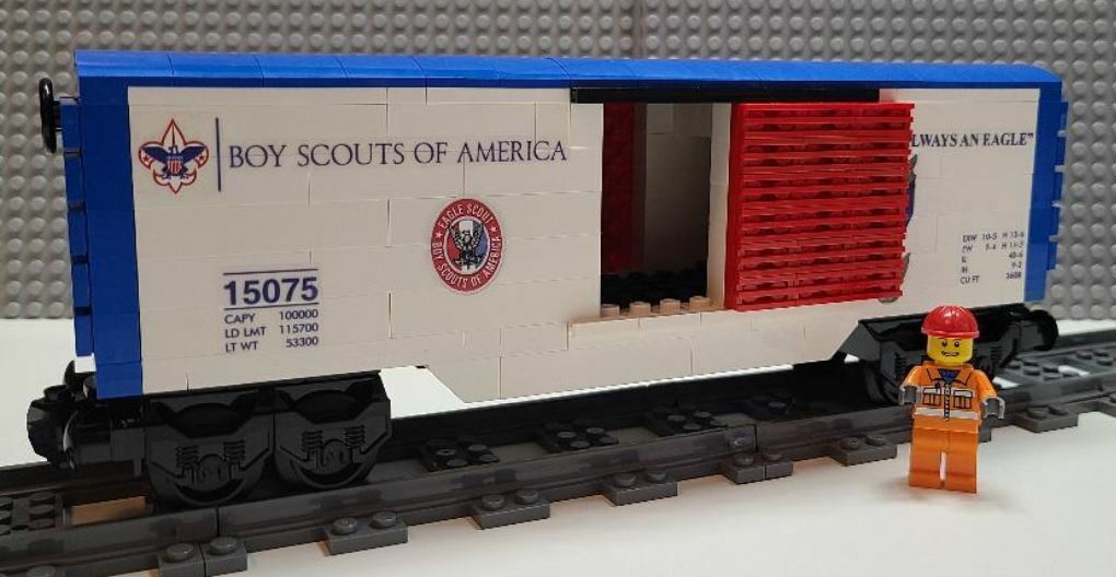 Custom Train Boy Scouts of America Boxcar -PLEASE READ ITEM DESCRIPTION ...