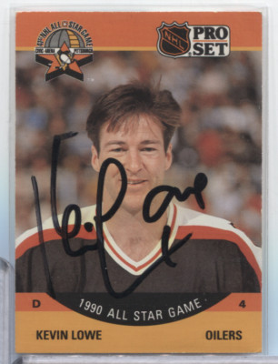 Kevin Lowe Oilers Autographed 1990 Pro Set #339 w/COA 101023MLCD101 | eBay
