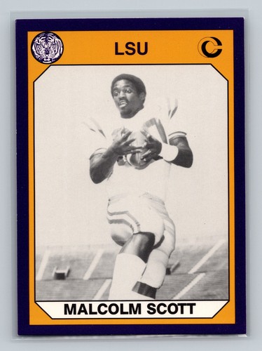 Malcolm Scott #27 1990 Collegiate Collection LSU Tigers LSU Tigers | eBay