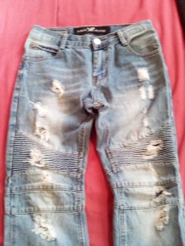 Distressed cut out X Ray Authentic Skinny Jeans Size 12 excellent ...