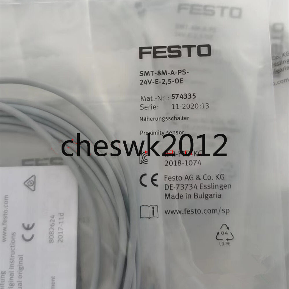 1PC New FESTO SMT-8M-A-PS-24V-E-2,5-OE Proximity Switch Sensor Free ...