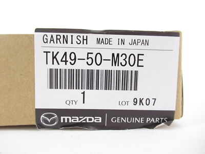 Genuine OEM Mazda TK49-50-M30E Passenger Rear Door Applique Garnish ...