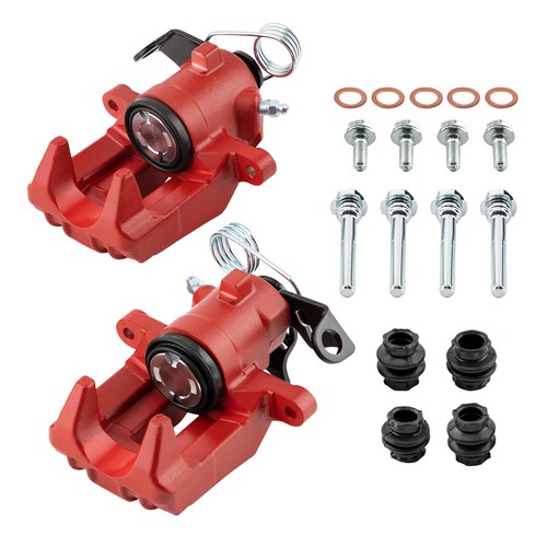 PAIR FOR VW GOLF 4 REAR RIGHT LEFT REAR BRAKE CALIPERS 1J0615423 ...