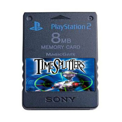 TimeSplitters PS2 Official Memory Card 100% Completed Unlocked Saves | eBay