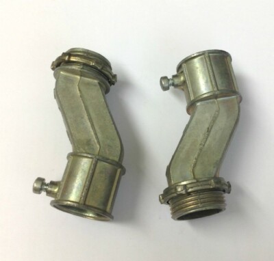 (9) Halex 37-2 EMT Conduit Offset Set Screw Connector Connection Tube 3 ...