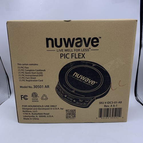 Nuwave Pic Flex Portable Precision Induction Cooktop Model: 30501 ...