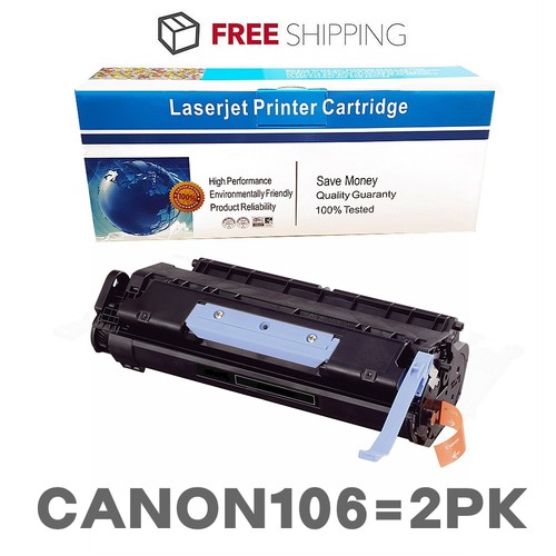 2PK Canon106 CRG106 Toner Cartridge MF6530 MF6540 MF6550 MF6560 MF6580 ...