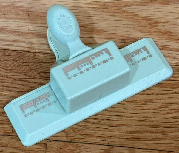 Martha Stewart Train Punch for Paper, Crafts, Borders, Scrapbooking ...
