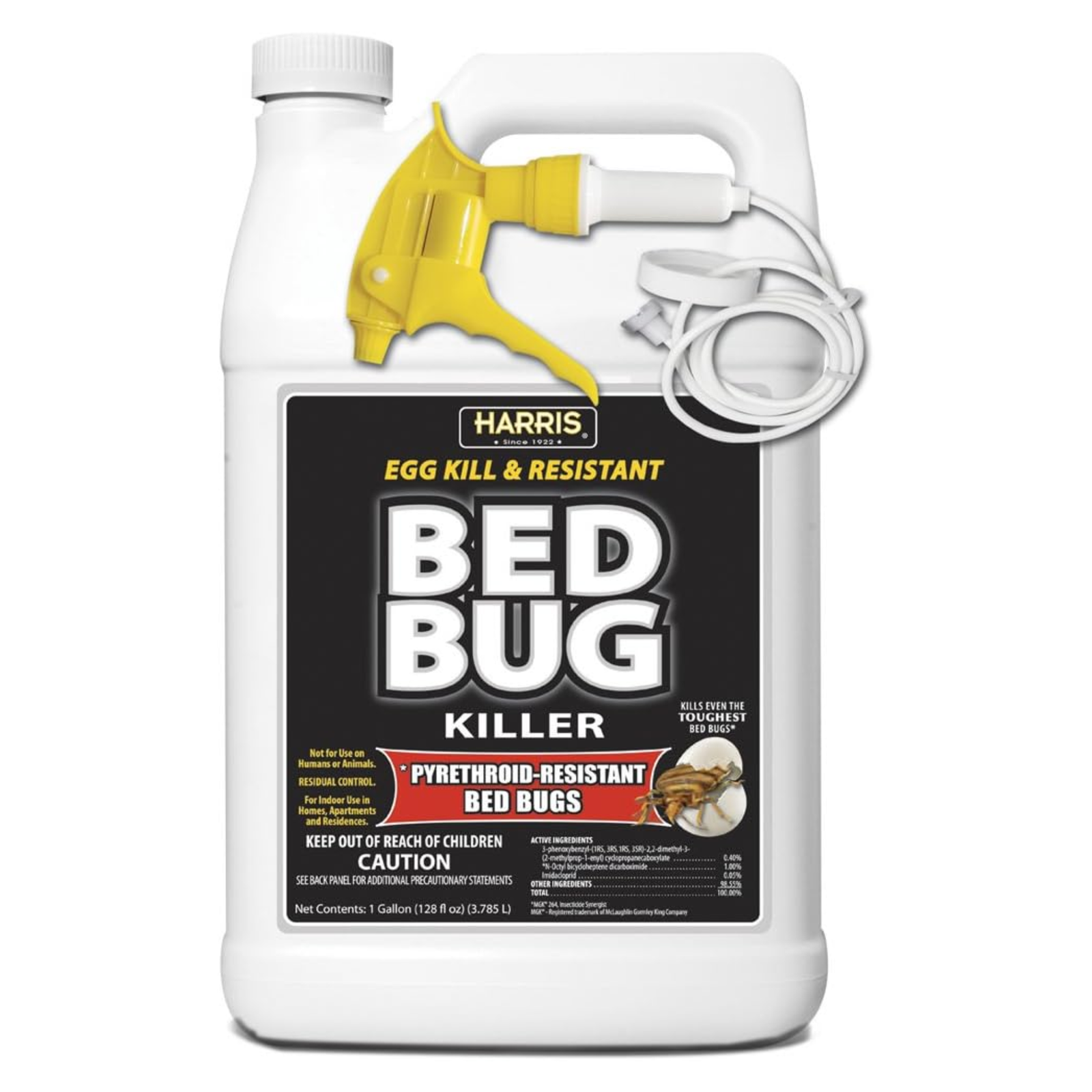 Harris Bed Bug Control Ready to Use Liquid Spray, 1 Gallon Bottle ...