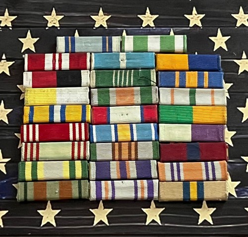 Lot Of 26 Vintage U.S. Military Ribbons | eBay