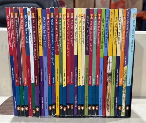 Who HQ - Who Is / Who Was - Book Lot of 31 - No Duplicates - Free ...